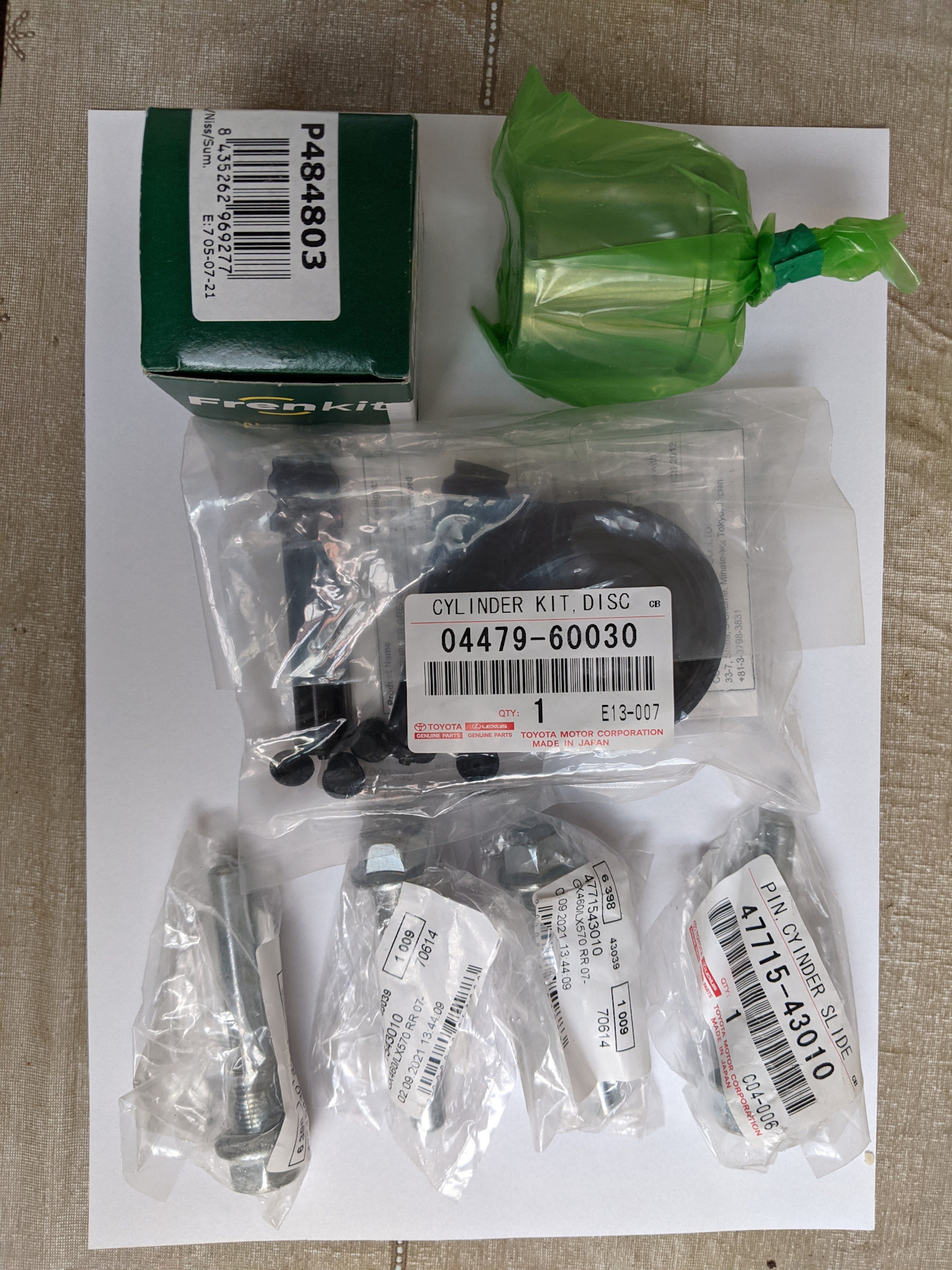 Профилактика задних суппортов — Lexus GX (UZJ120), 4,7 л, 2005 года ...