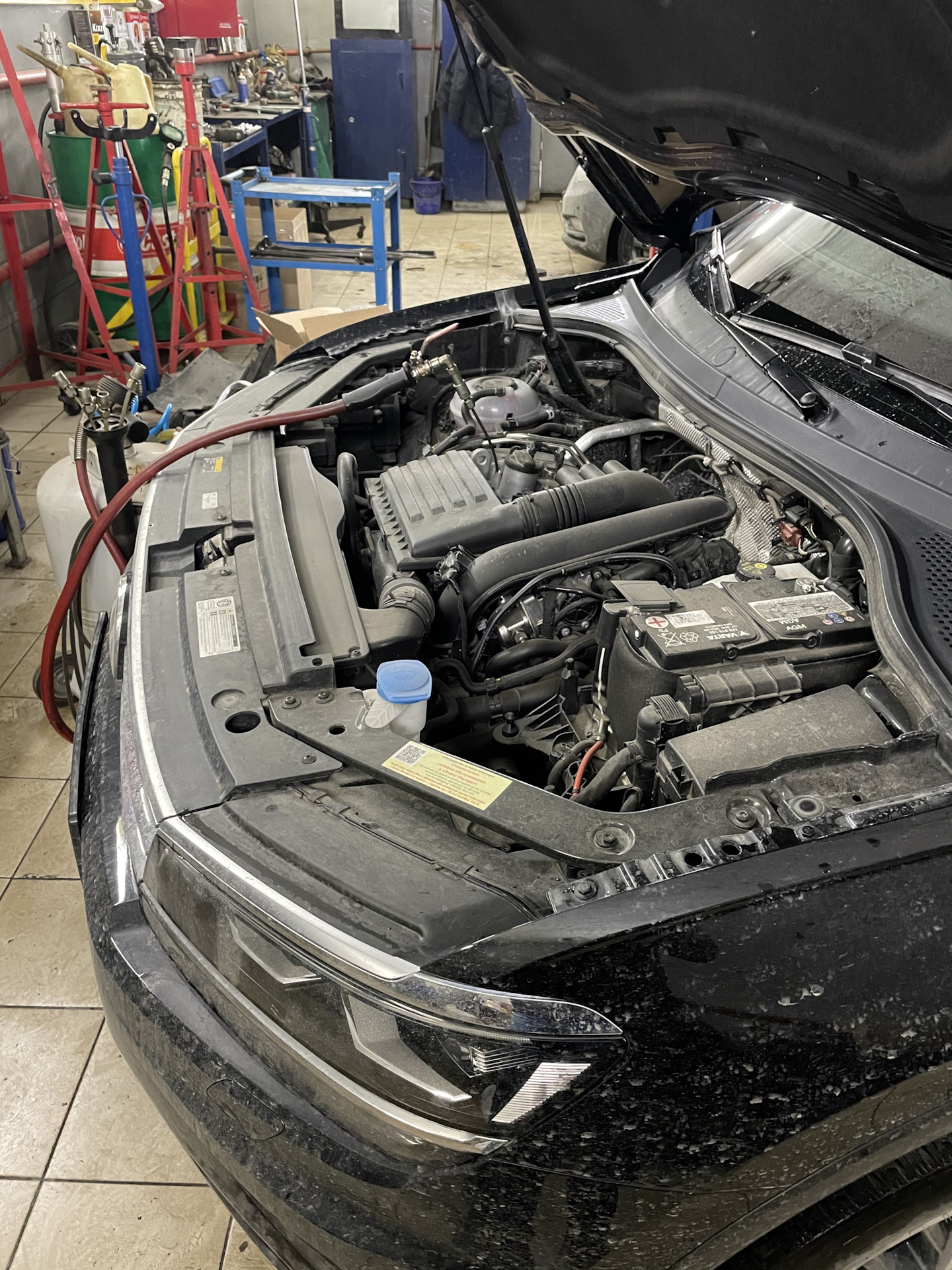 Shell helix TAXI или ТО 1,5 — Volkswagen Tiguan (2G), 1,4 л, 2019 года ...