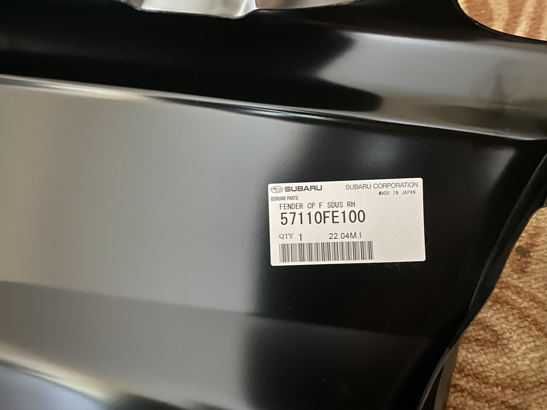 Крылья — Subaru Impreza WRX STI (GD), 2 л, 2003 года | запчасти | DRIVE2