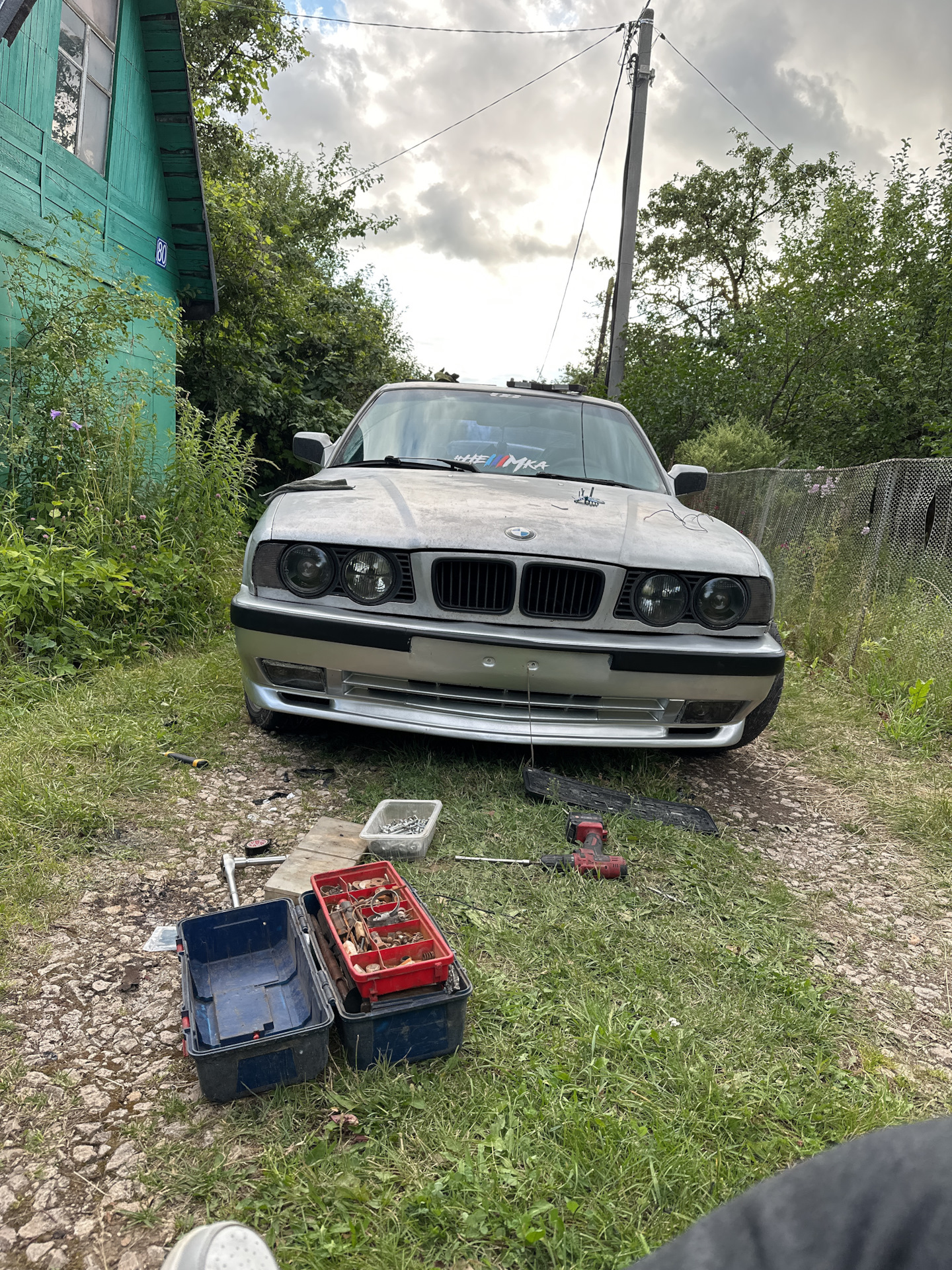 M-tech Бампер — BMW 5 series (E34), 2 л, 1991 года | тюнинг | DRIVE2