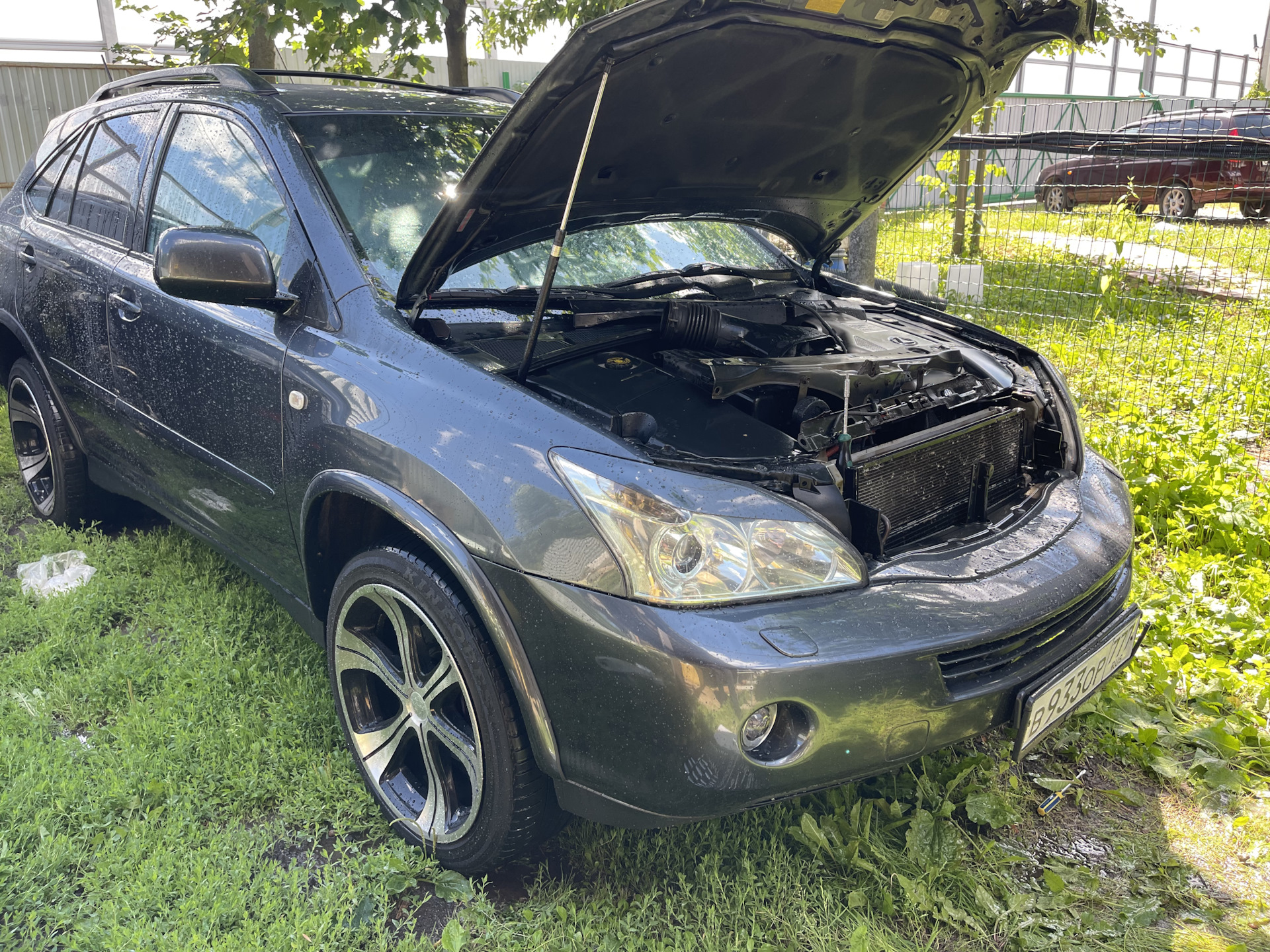 Промывка радиаторов — Lexus RX 400h (2G), 3,3 л, 2005 года | плановое ...