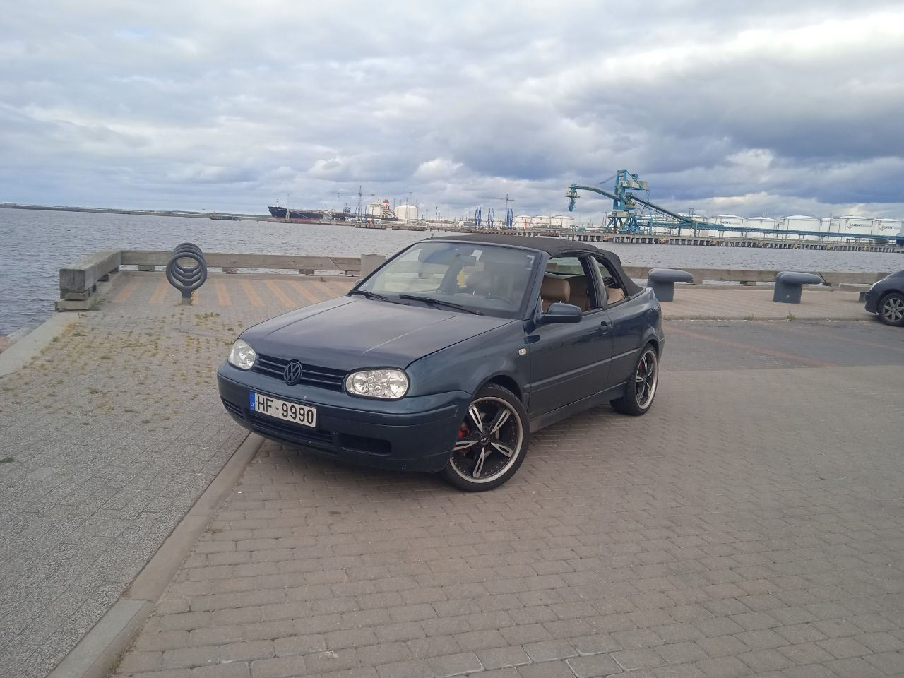 Поездка в Вентспилс — Volkswagen Golf Cabriolet Mk4, 1,8 л, 2000 года ...