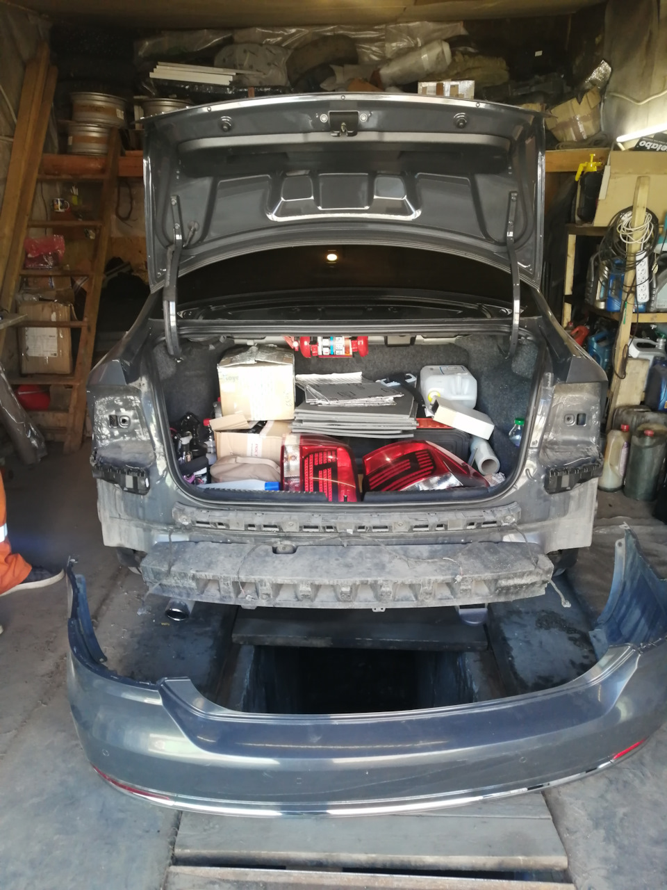 Замена кронштейнов заднего бампера и продолжение к записи антихром у ...