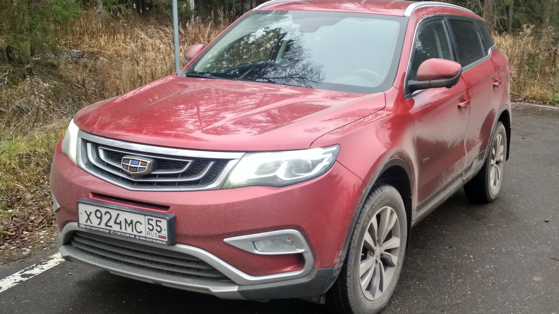 Geely Atlas (1G) 1.8 бензиновый 2018 | Red на DRIVE2