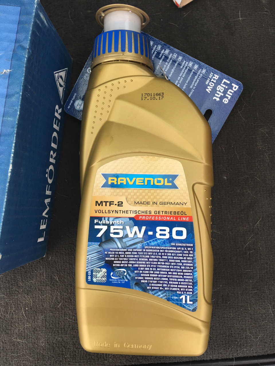 1547953 Масло трансмиссионное МКПП 1L 75W FE / МКПП (MMT6) Ford ...