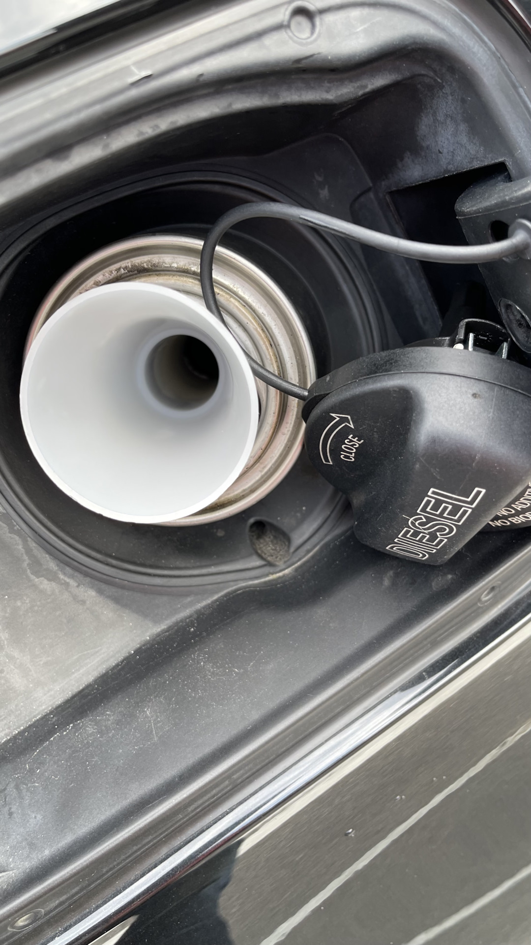 Воронка для дизеля + новые дворники — BMW 5 series (F10), 2 л, 2014 ...