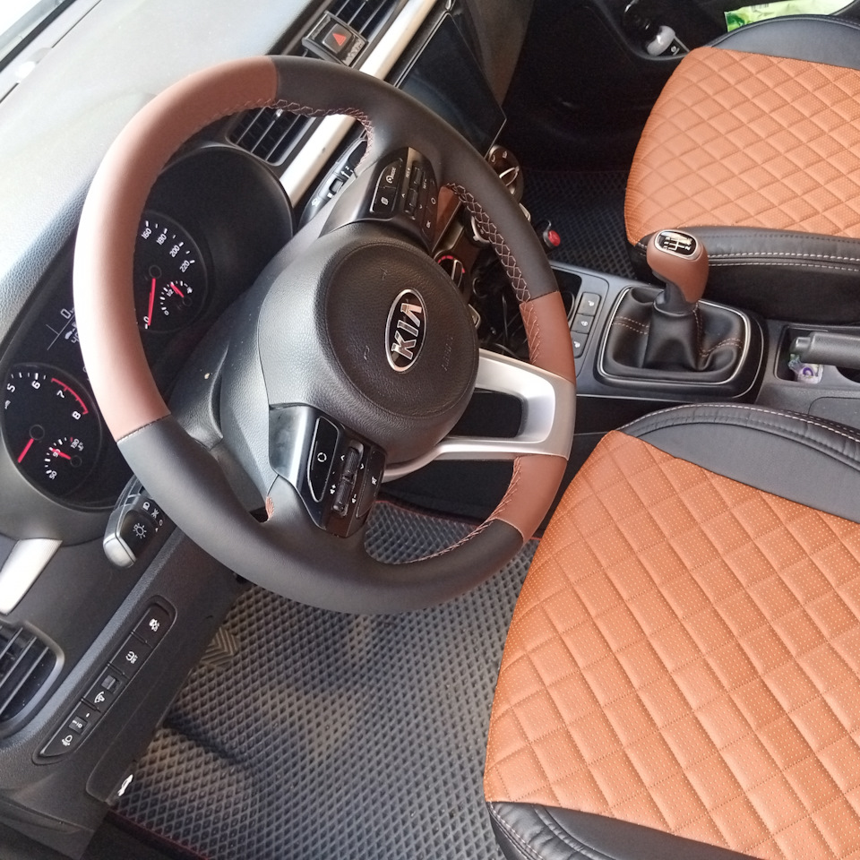 Перешив руля и кпп — KIA Rio (4G), 1,4 л, 2018 года | стайлинг | DRIVE2