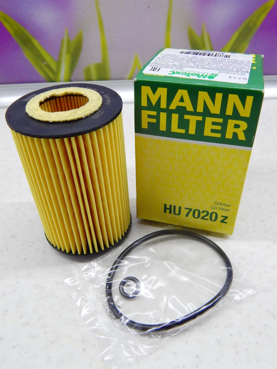 HU7020Z Масляный фильтроэлемент без металлических частей MANN FILTER ...