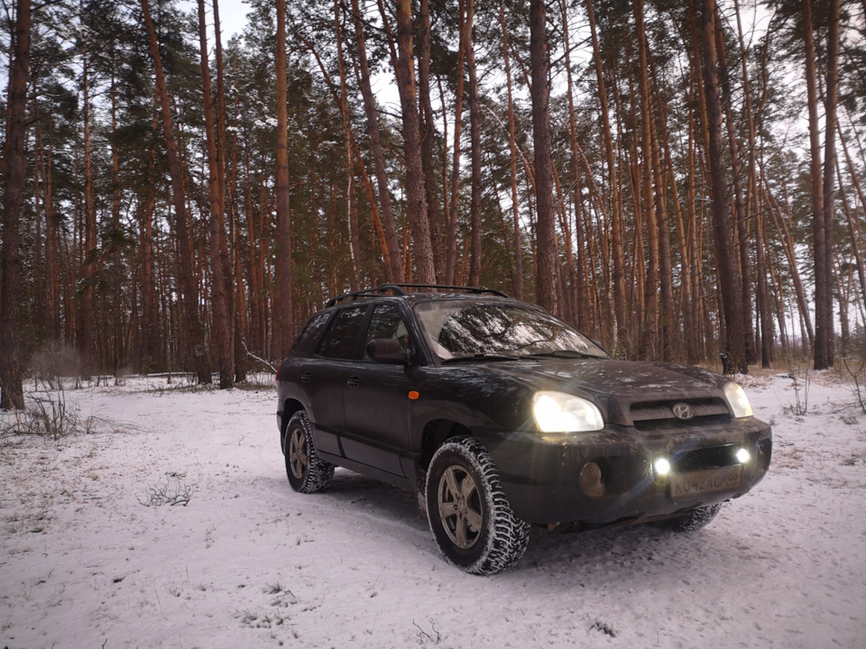 Воскресная прогулка — Hyundai Santa Fe (1G), 2,7 л, 2007 года ...