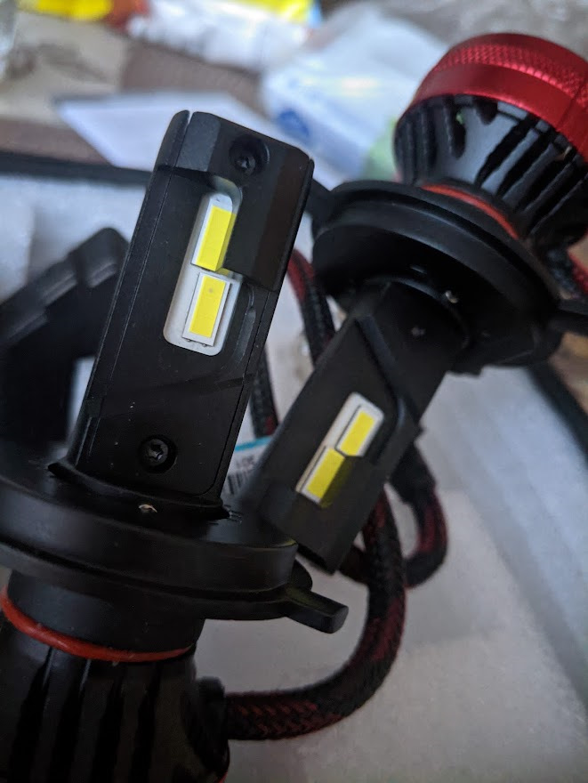 Led лампы F5 nissan tiida c11 фары Deppo — Nissan Tiida (1G), 1,8 л ...
