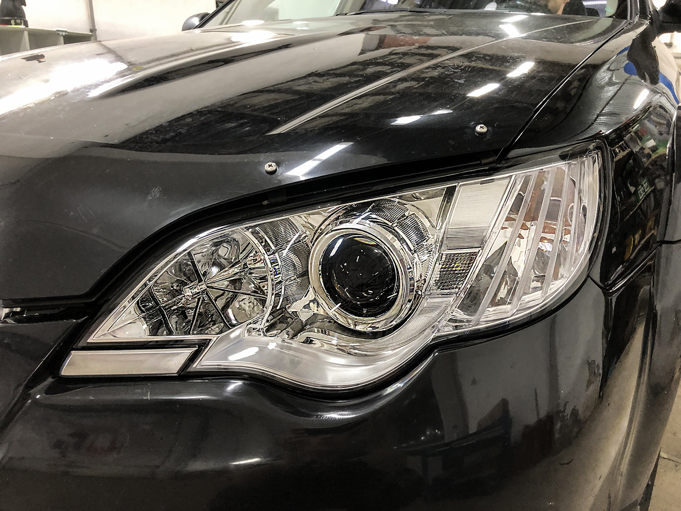 Subaru Outback — би-светодиодные линзы GTR Zeus — HotFix на DRIVE2
