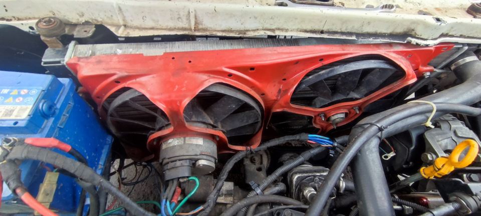 Диффузор и радиатор на гольф 2 Часть 2 — Volkswagen Golf Mk2, 1,9 л ...