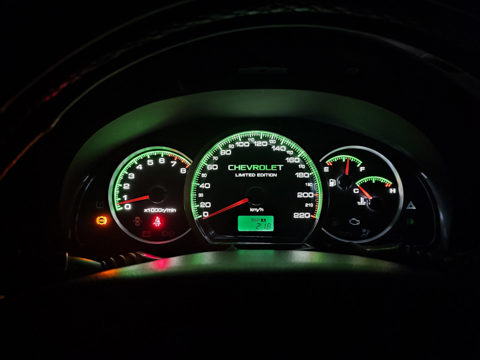 Приборная панель — Chevrolet Lacetti Sedan, 1,6 л, 2012 года | своими ...
