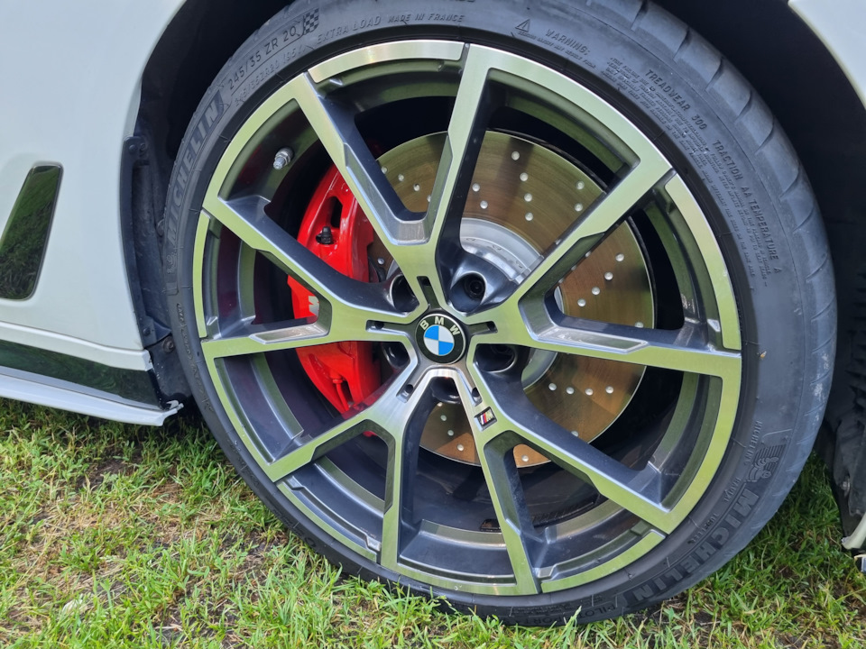 Установка тормозов M-performace 395/370мм и колодок DC Brakes STR.S+ ...