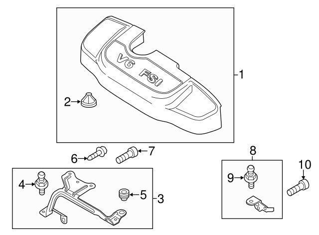 07C133588C Насадка / наконечник корпуса воздушного фильтра VAG ...
