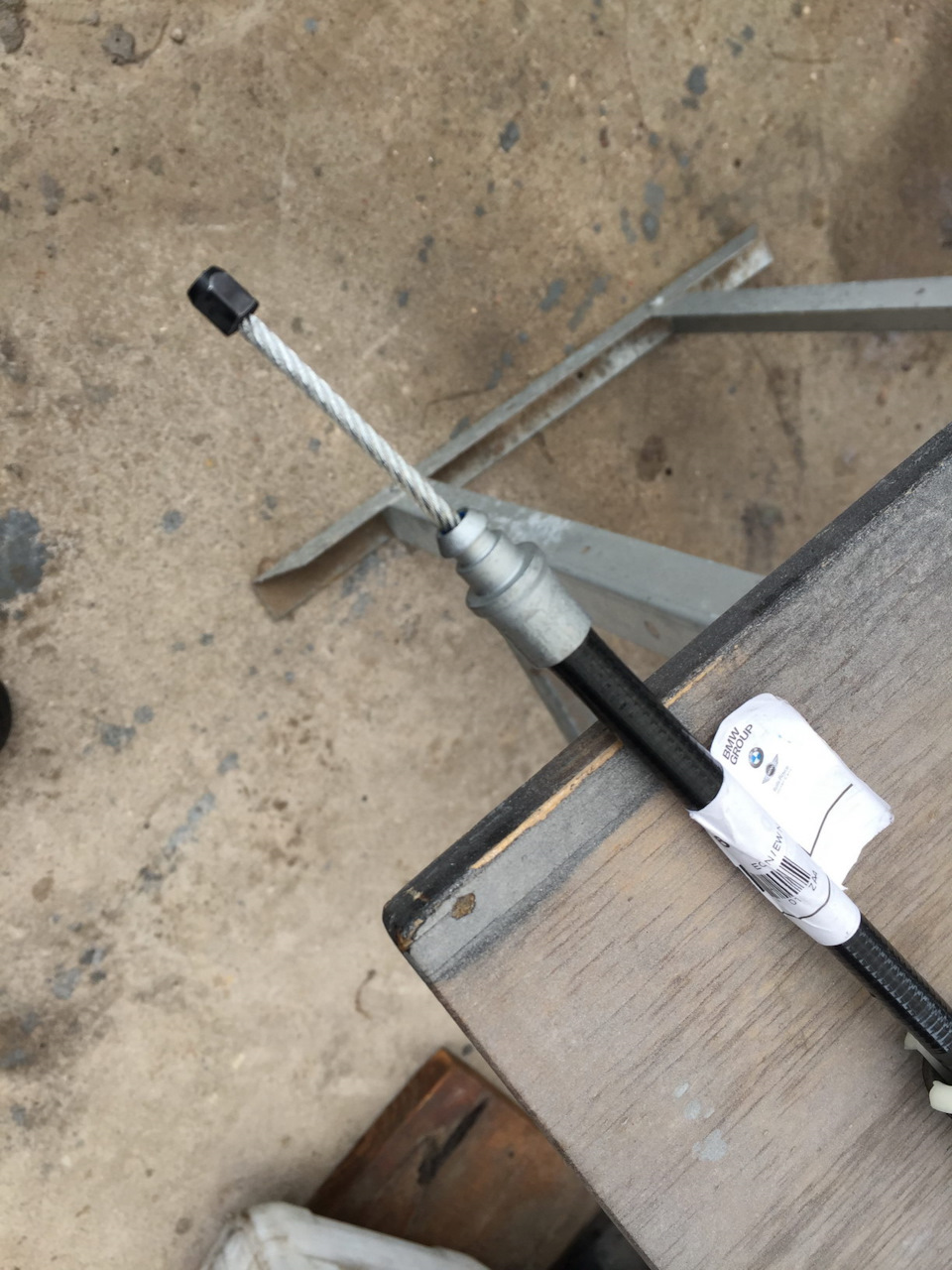 34436780016 Трос привода стояночного тормоза Л BMW | Запчасти на DRIVE2