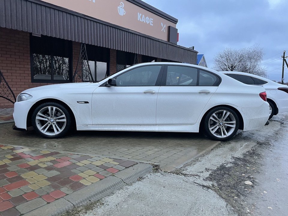 Замена пружин и амортизаторов F10 — BMW 5 series (F10), 2 л, 2011 года ...