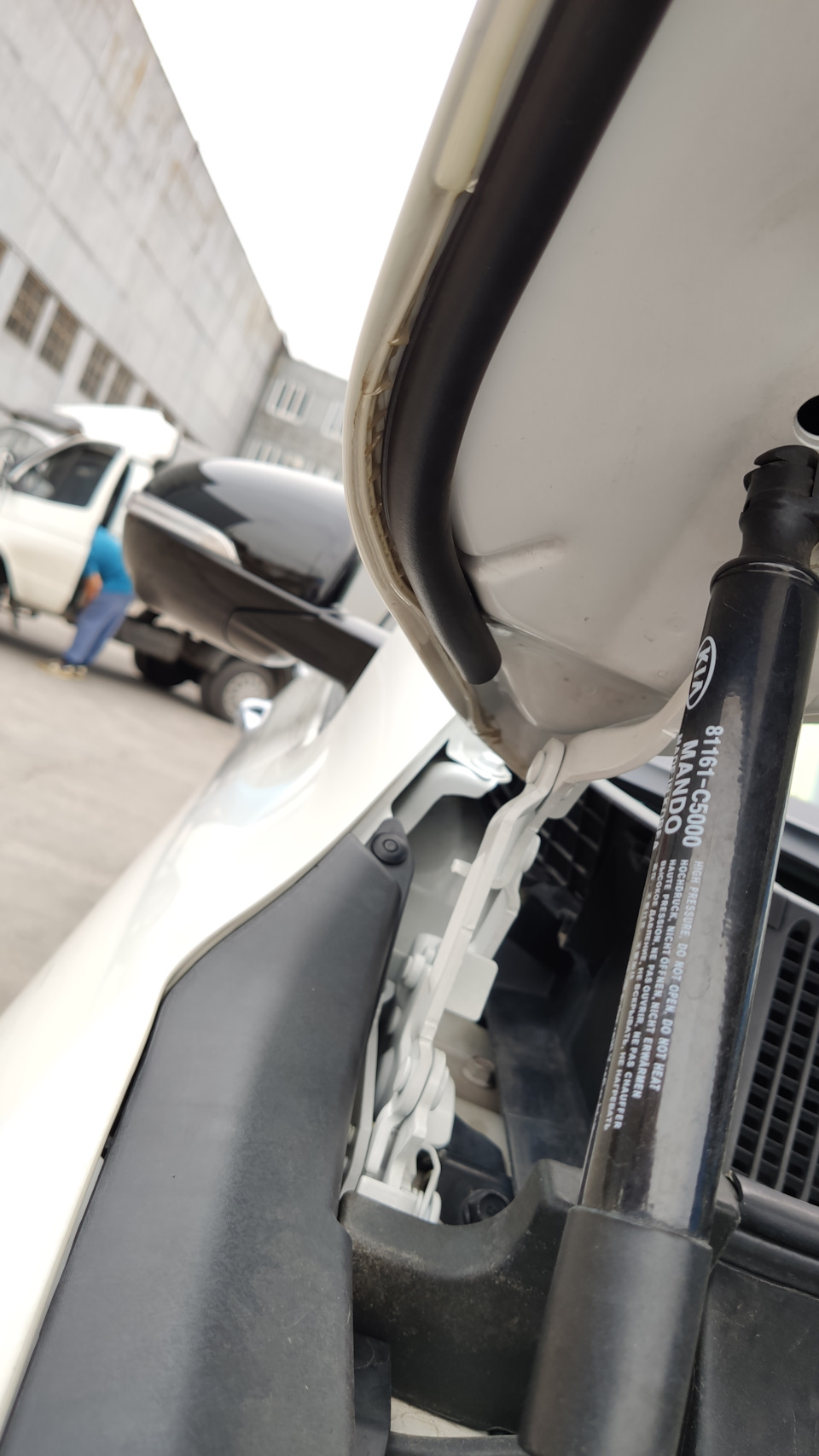 81161C5000 Амортизационная стойка капота KIA HYUNDAI | Запчасти на DRIVE2