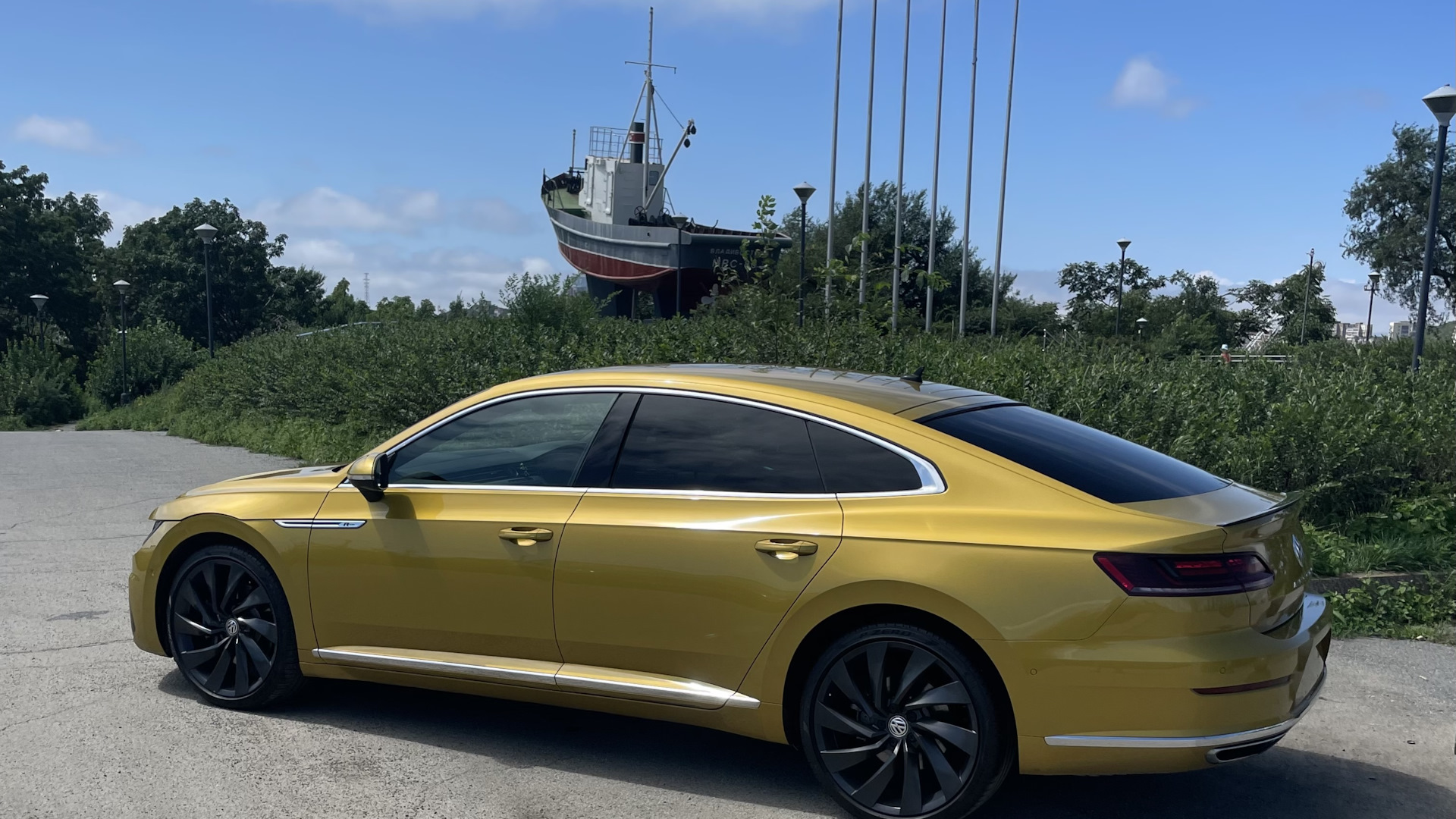Volkswagen Arteon 2.0 бензиновый 2019 | Mr.Gold R-Line st2 на DRIVE2
