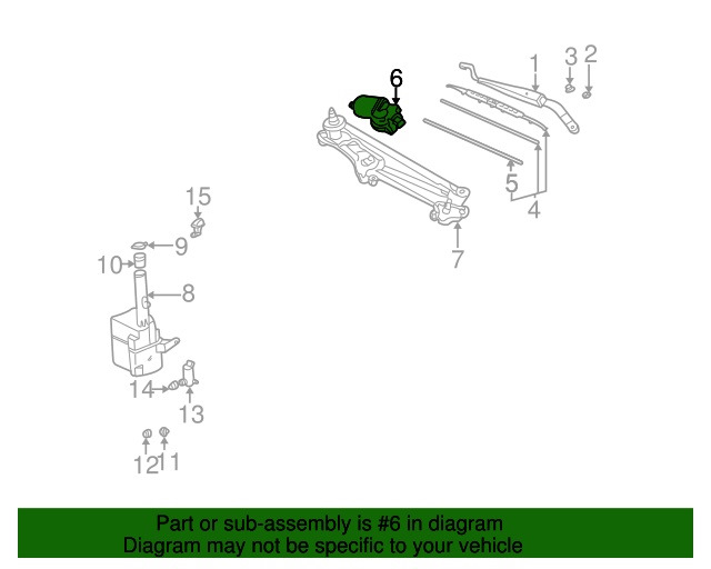 8511033230 Мотор стеклоочистителя TOYOTA LEXUS | Запчасти на DRIVE2