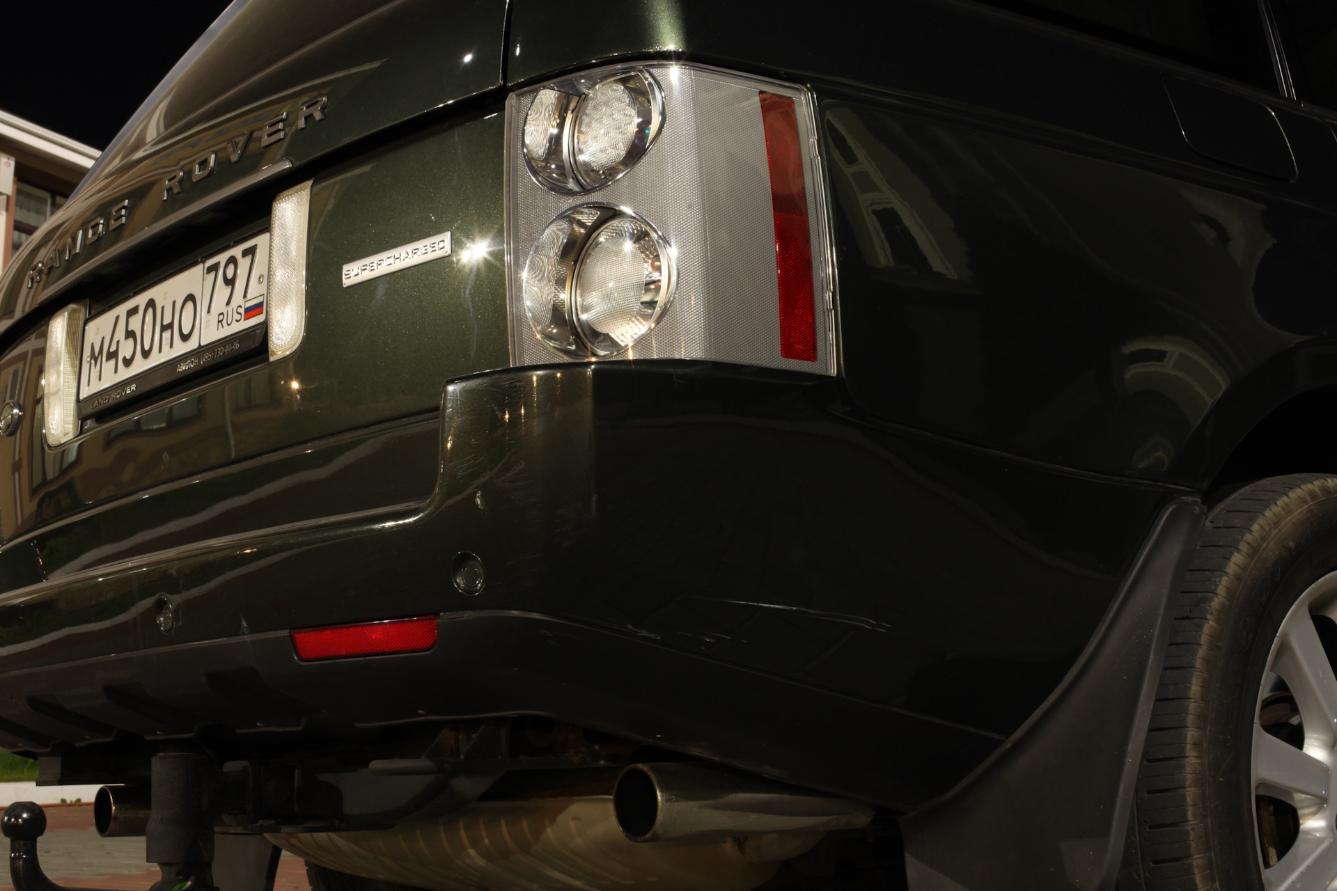 Вечерний Tonga Green (904) — Land Rover Range Rover (3G), 4,2 л, 2006 ...