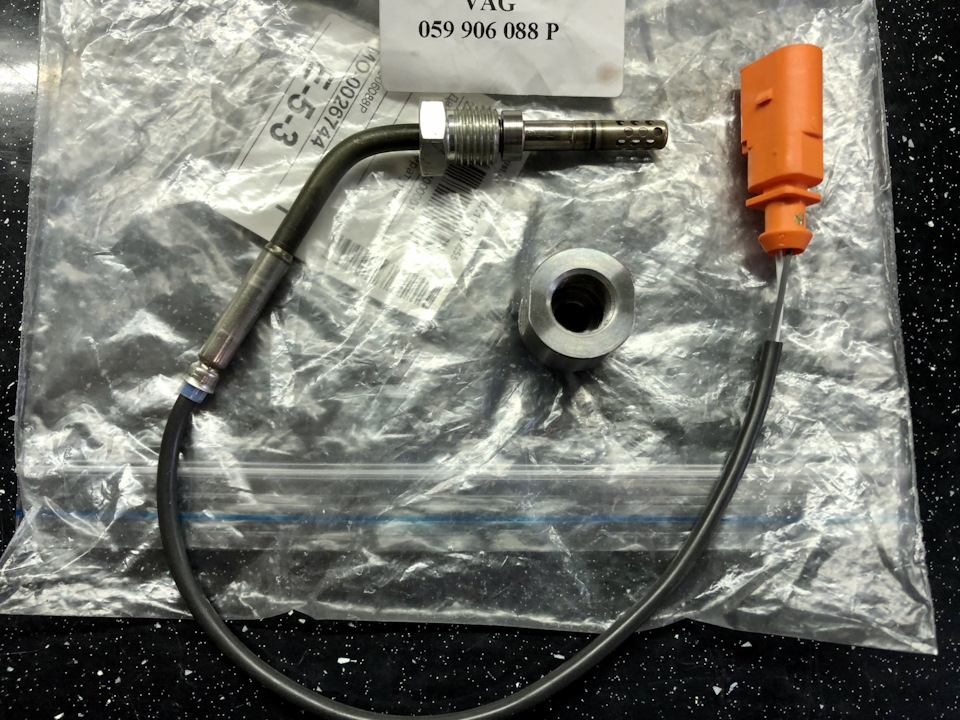 059906088P Датчик температуры ОГ VAG | Запчасти на DRIVE2