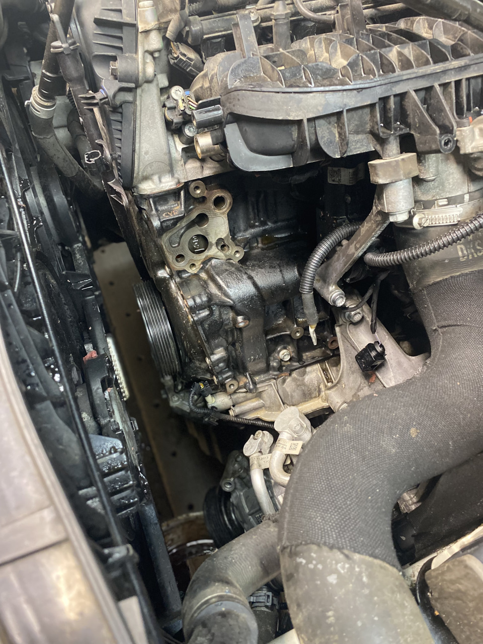 Замена теплообменника, масло и свечей Audi A6/C7 2016г. — Audi A6 (C7 ...