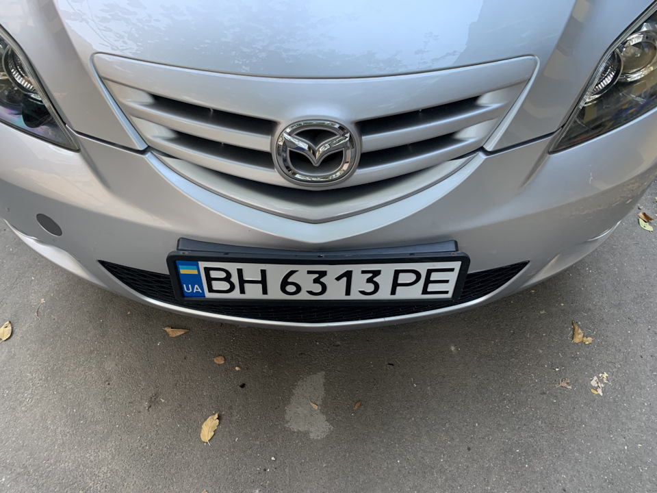 Подиум под гос номер от Cruze — Mazda 3 (1G) BK, 1,6 л, 2003 года ...