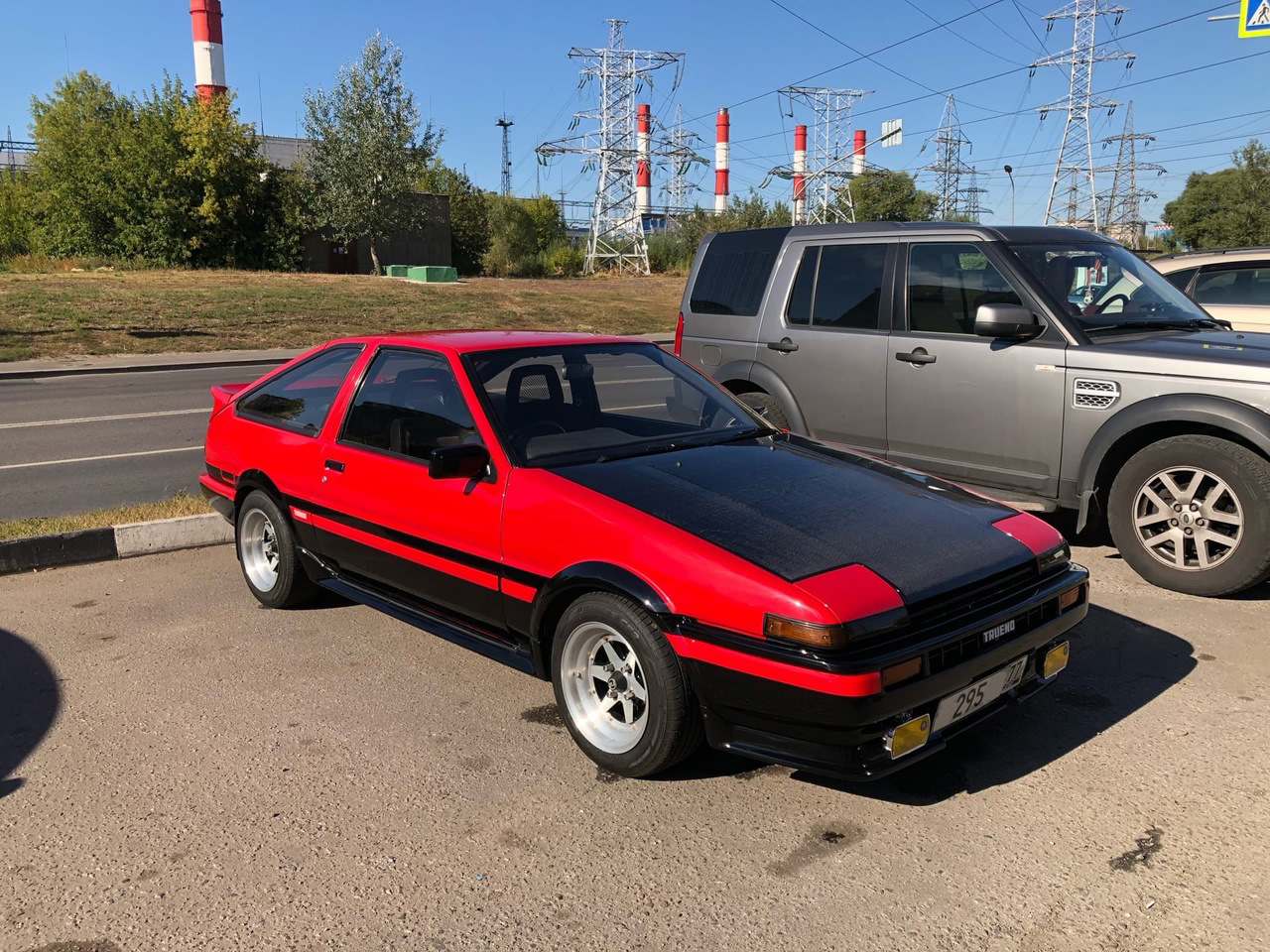 Мойка подкапотного пространства — Toyota Sprinter Trueno (85), 1,6 л ...