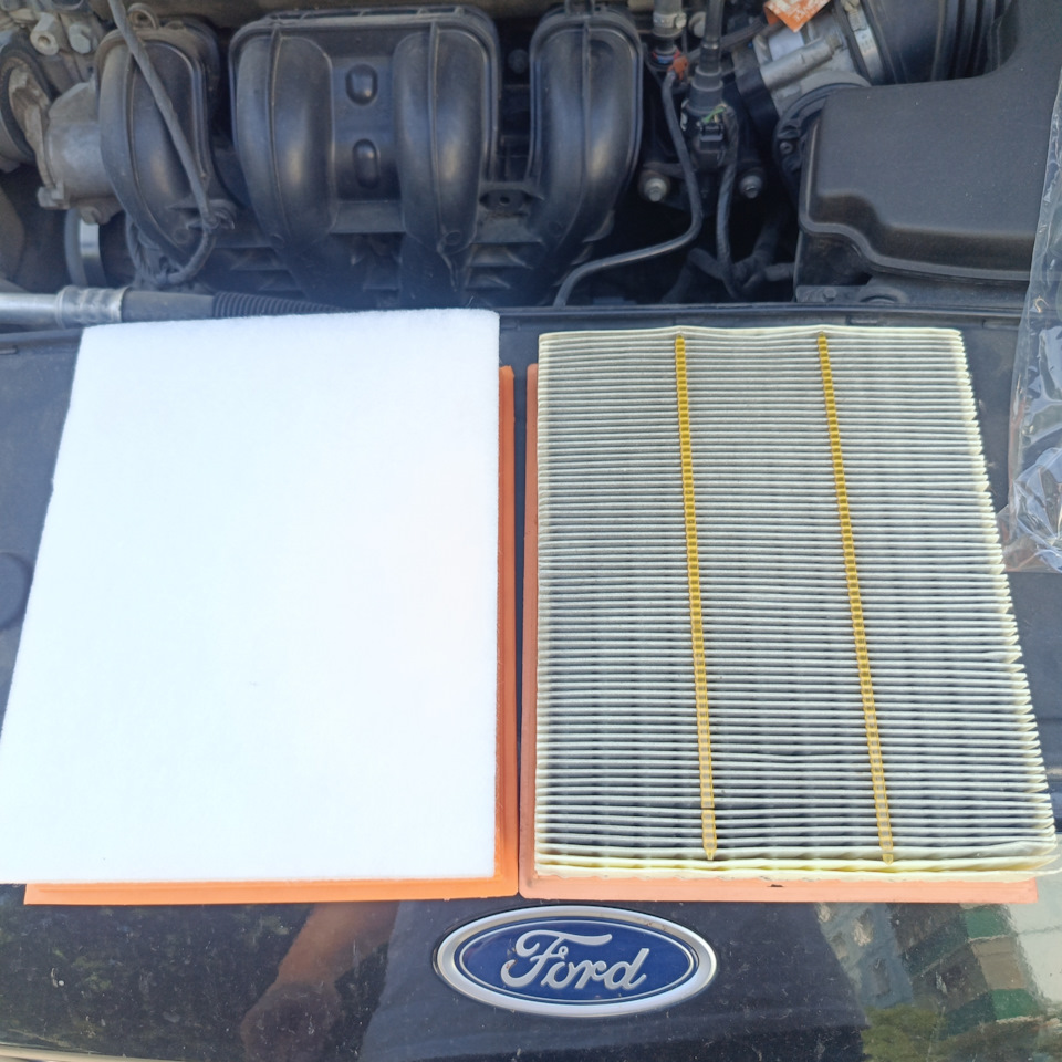 Замена воздушного фильтра. Форд Мондео 5 2,5 — Ford Mondeo V, 2,5 л ...
