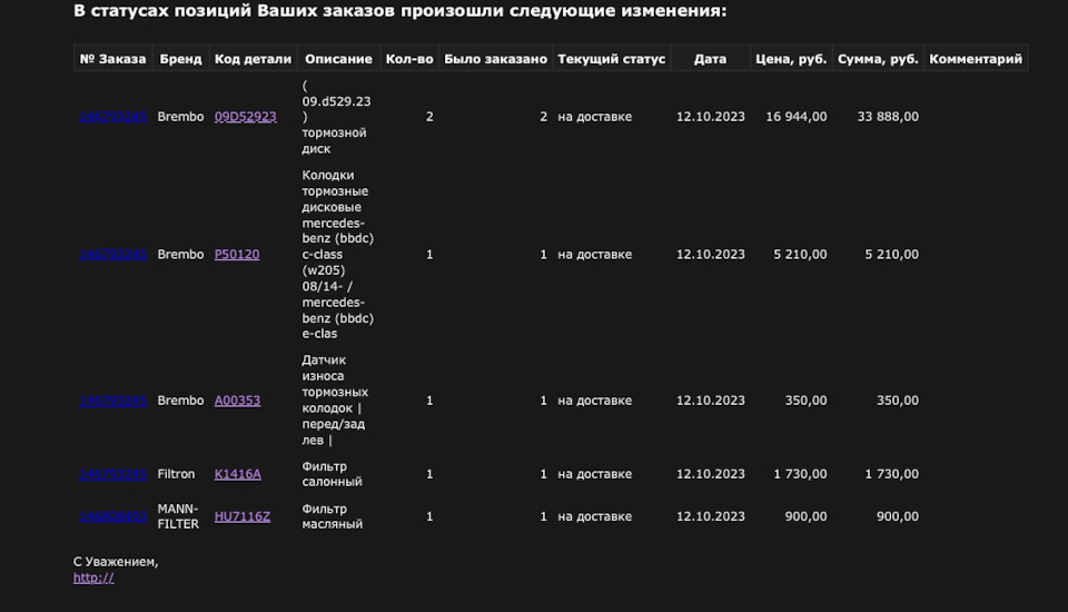 Замена передних тормозных дисков и колодок — Mercedes-Benz E-class ...