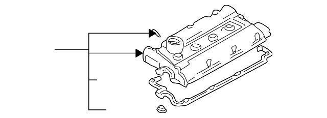 2241023510 Крышка головки блока цилиндров KIA HYUNDAI | Запчасти на DRIVE2