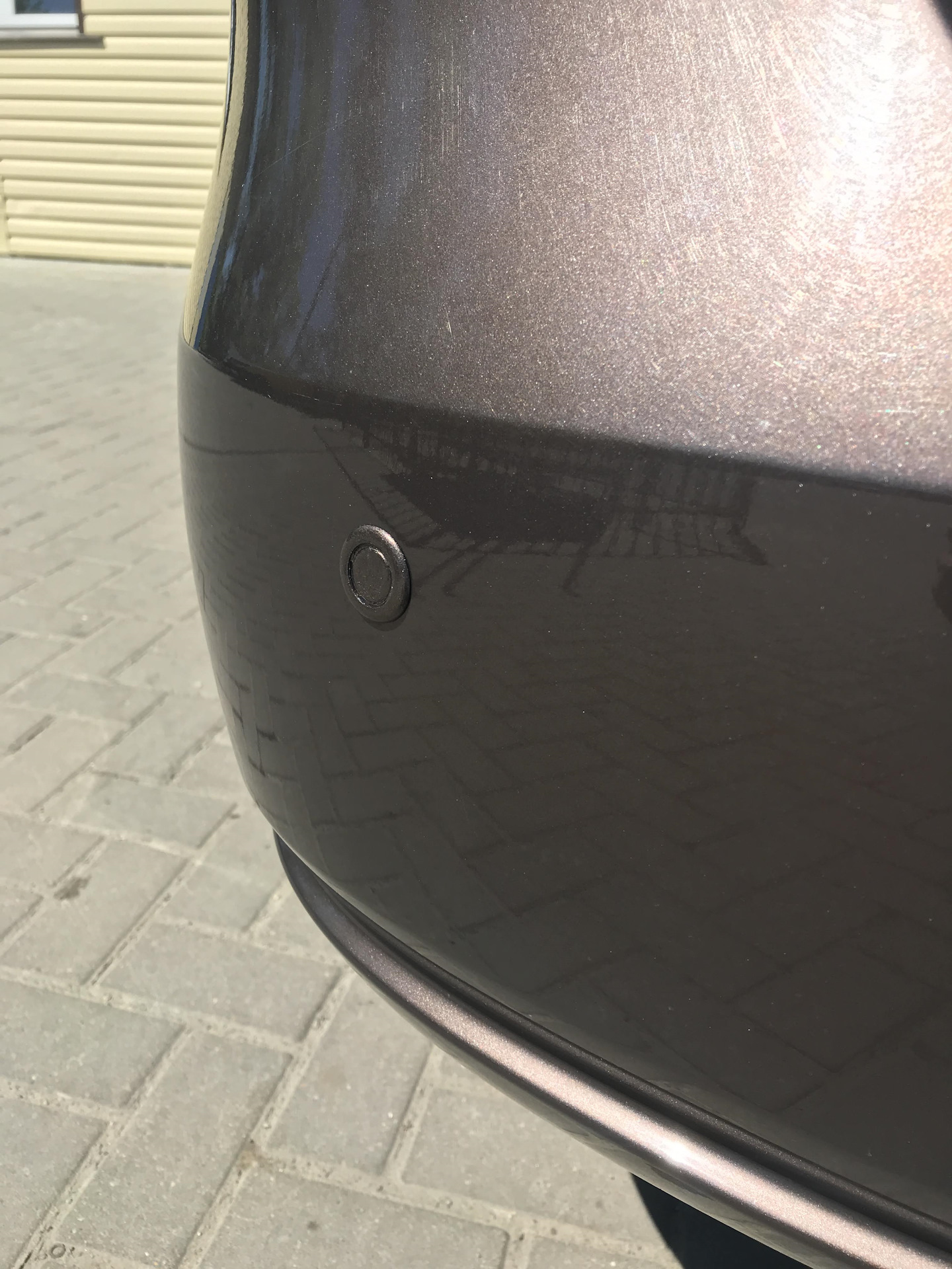 Задние парктроники — Volkswagen Polo Sedan, 1,6 л, 2014 года ...