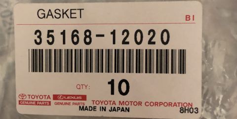 3516812020 Прокладка поддона АКПП OEM TOYOTA LEXUS | Запчасти на DRIVE2