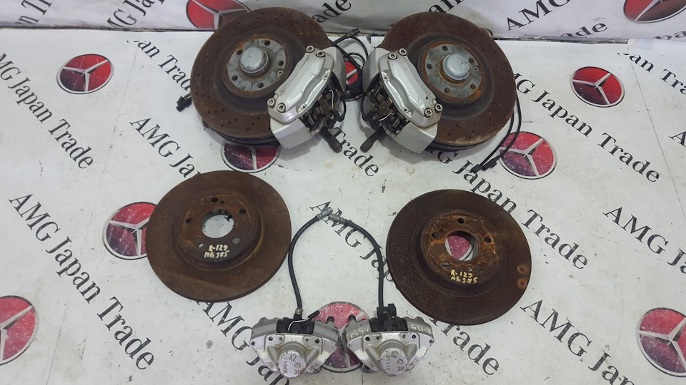 Ступицы+суппорта на Mercedes-Benz R129 SL — AMG Japan Trade на DRIVE2