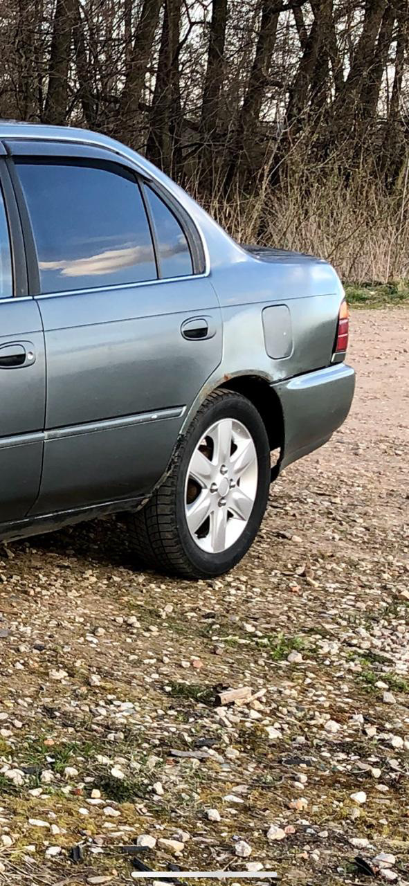 Задние арки замена! — Toyota Corolla (100), 2 л., 1992 года | кузовной ...
