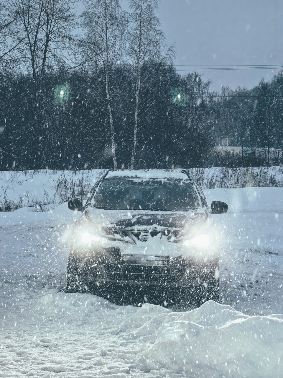 Зимняя фотосессия — Nissan Murano II, 3,5 л, 2009 года | фотография ...