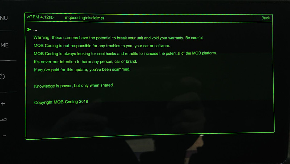 Releasing the MIB2-High toolbox! — Volkswagen Golf GTE Mk7, 1,4 л, 2016 ...