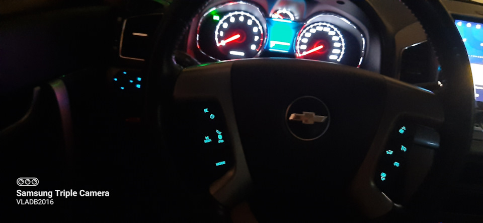 Подсветка кнопок руля Captiva C140 — Chevrolet Captiva (1G), 2,4 л ...