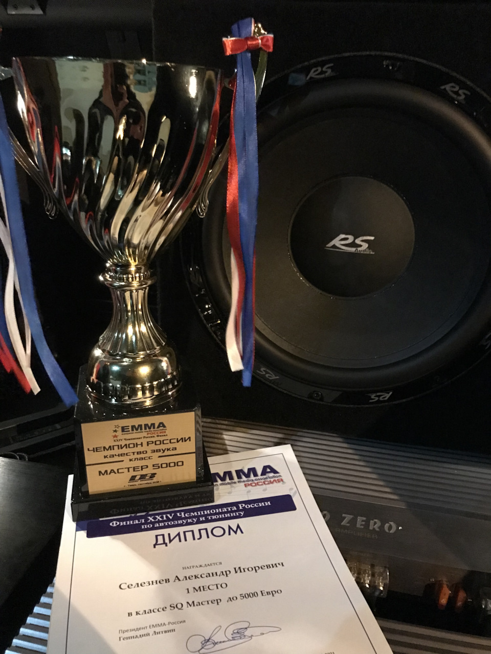 Финал Emma Russia 2021 — Audi A4 (B8), 2 л, 2014 года | автозвук | DRIVE2