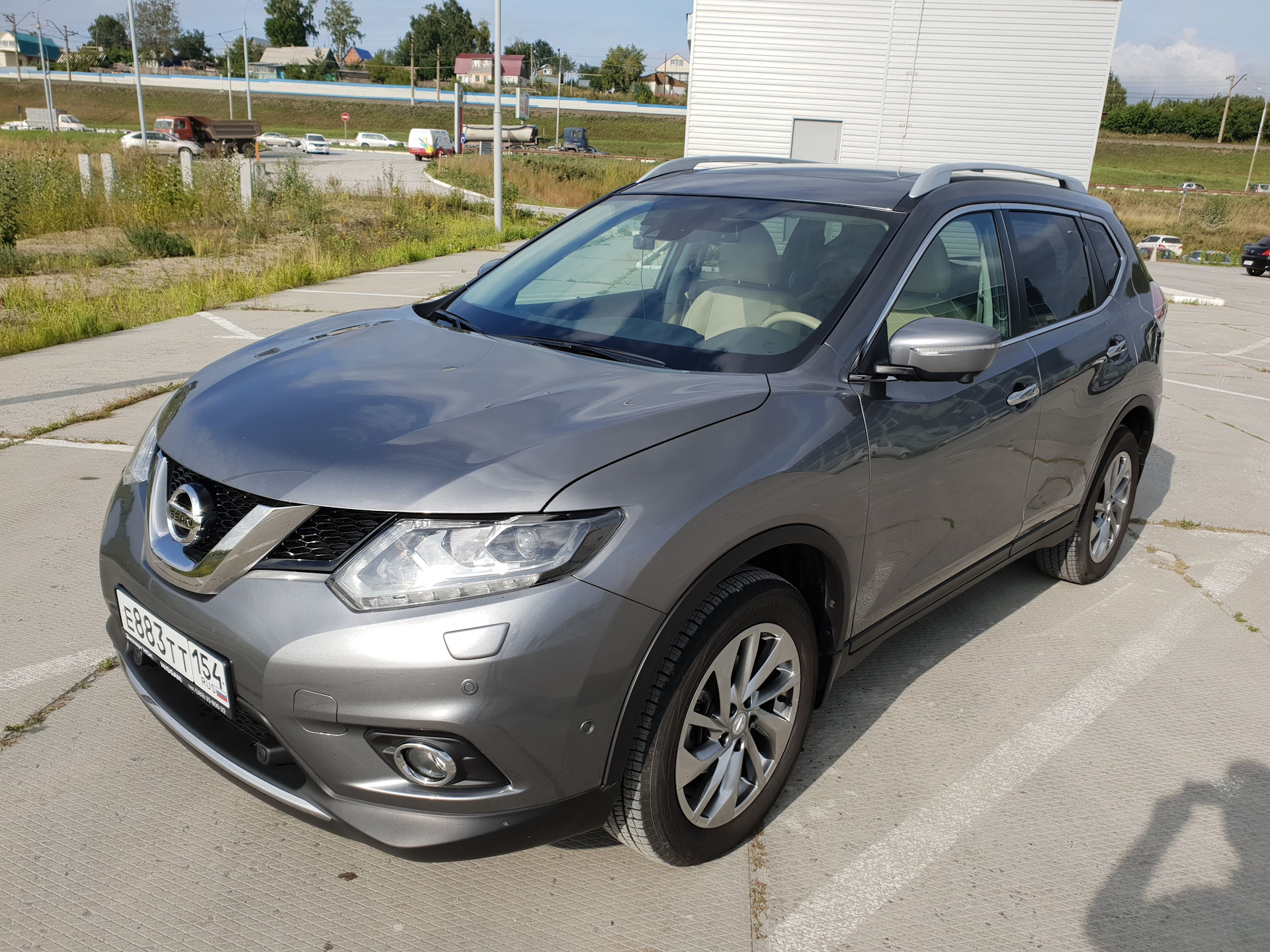 Замена лобового стекла + масло — Nissan X-Trail III (t32), 2 л, 2017 ...