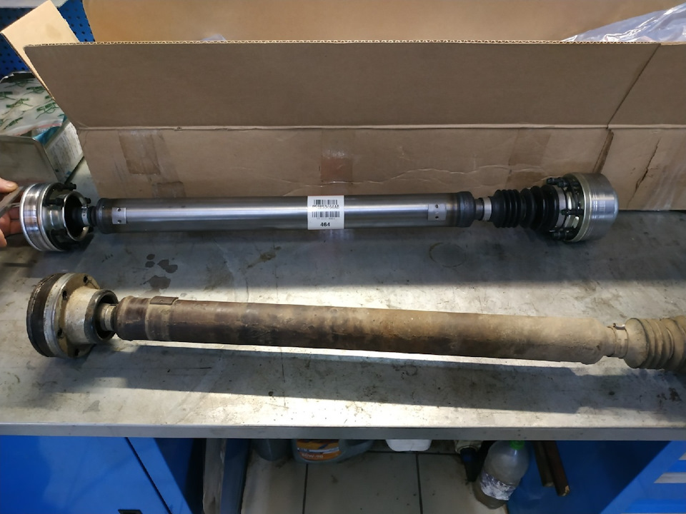 3.Замена переднего кардана. — Jeep Grand Cherokee (WK), 3 л, 2006 года ...