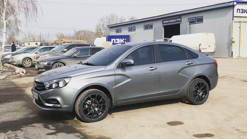 6. Диски — Weds Sport SA-10R 17x7J ET50 — Lada Vesta (1G), 1,6 л, 2017 ...