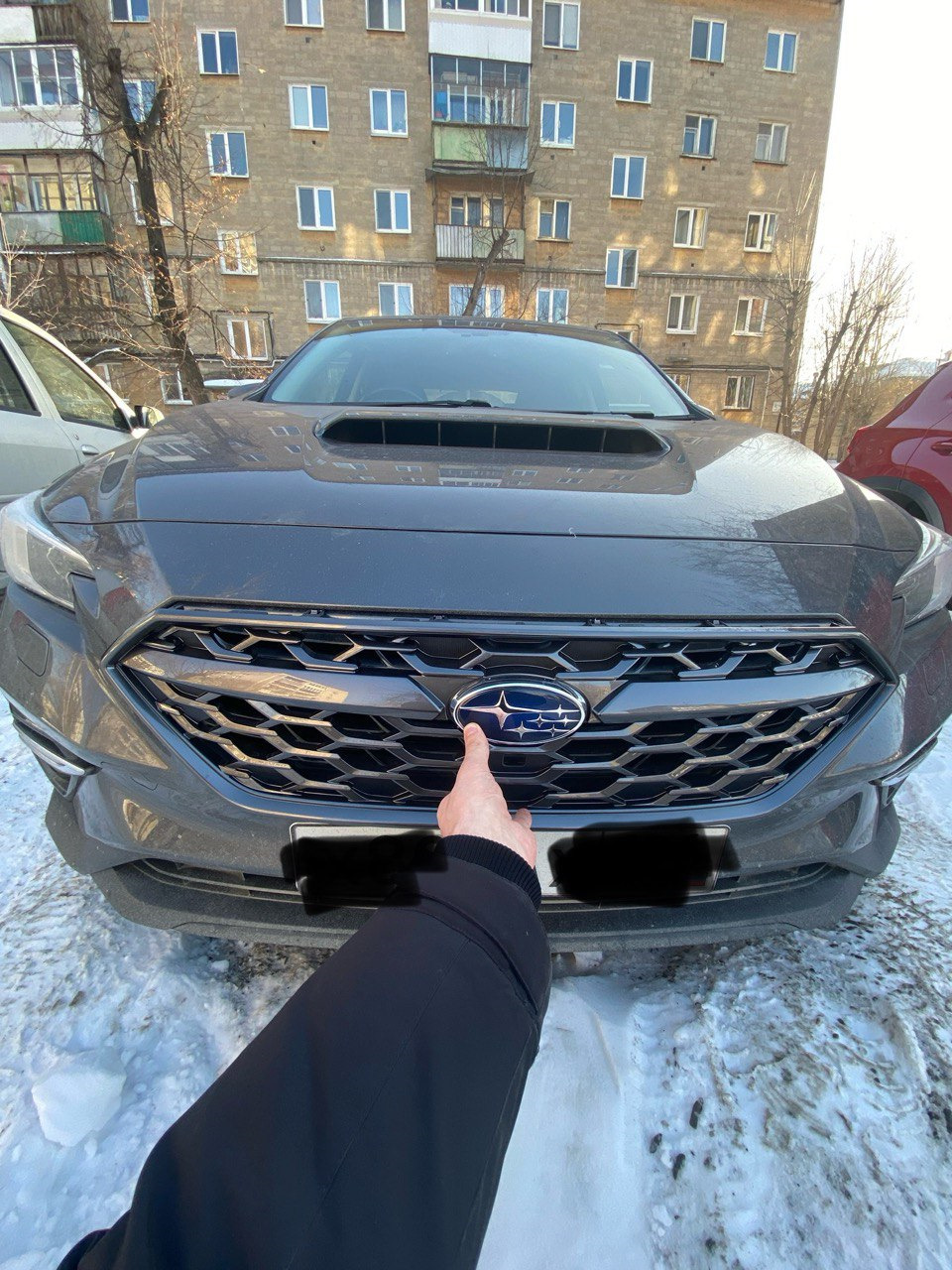 Решетка радиатора от Subaru WRX — Subaru Levorg (VN), 1,8 л, 2021 года | тюнинг | DRIVE2