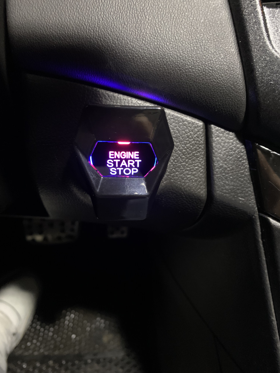 Накладка на кнопку старт стоп — Chevrolet Cruze (1G), 1,8 л, 2012 года ...