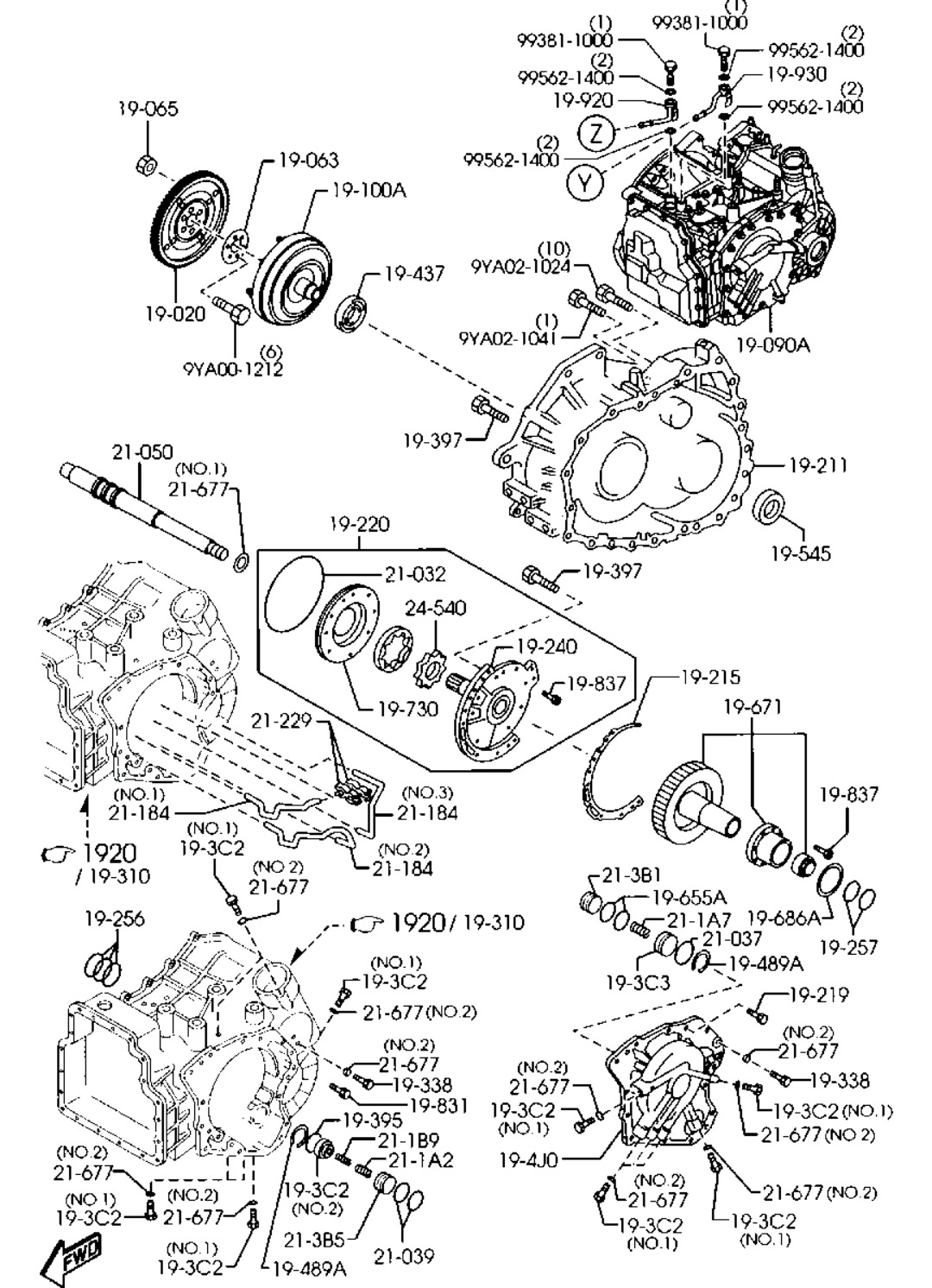 Пинки коробки — Mazda 6 (1G) GG, 2,3 л, 2003 года | поломка | DRIVE2