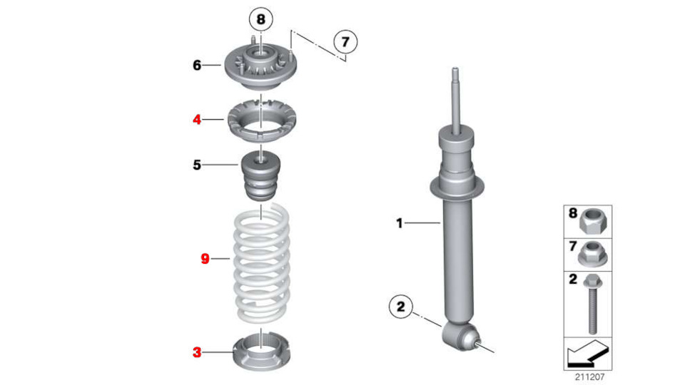 33536794653 Витая пружина Зд BMW | Запчасти на DRIVE2