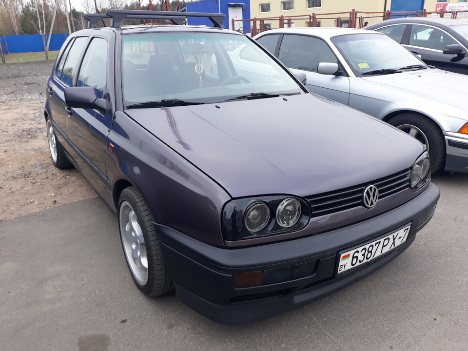 Затемнение масок Dual Round — Volkswagen Golf Mk3, 1,8 л, 1994 года ...