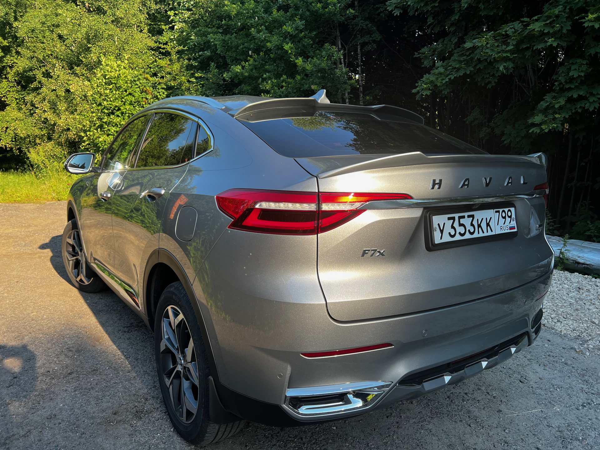 Спойлер и лезвие — Haval F7x, 2 л, 2022 года | стайлинг | DRIVE2