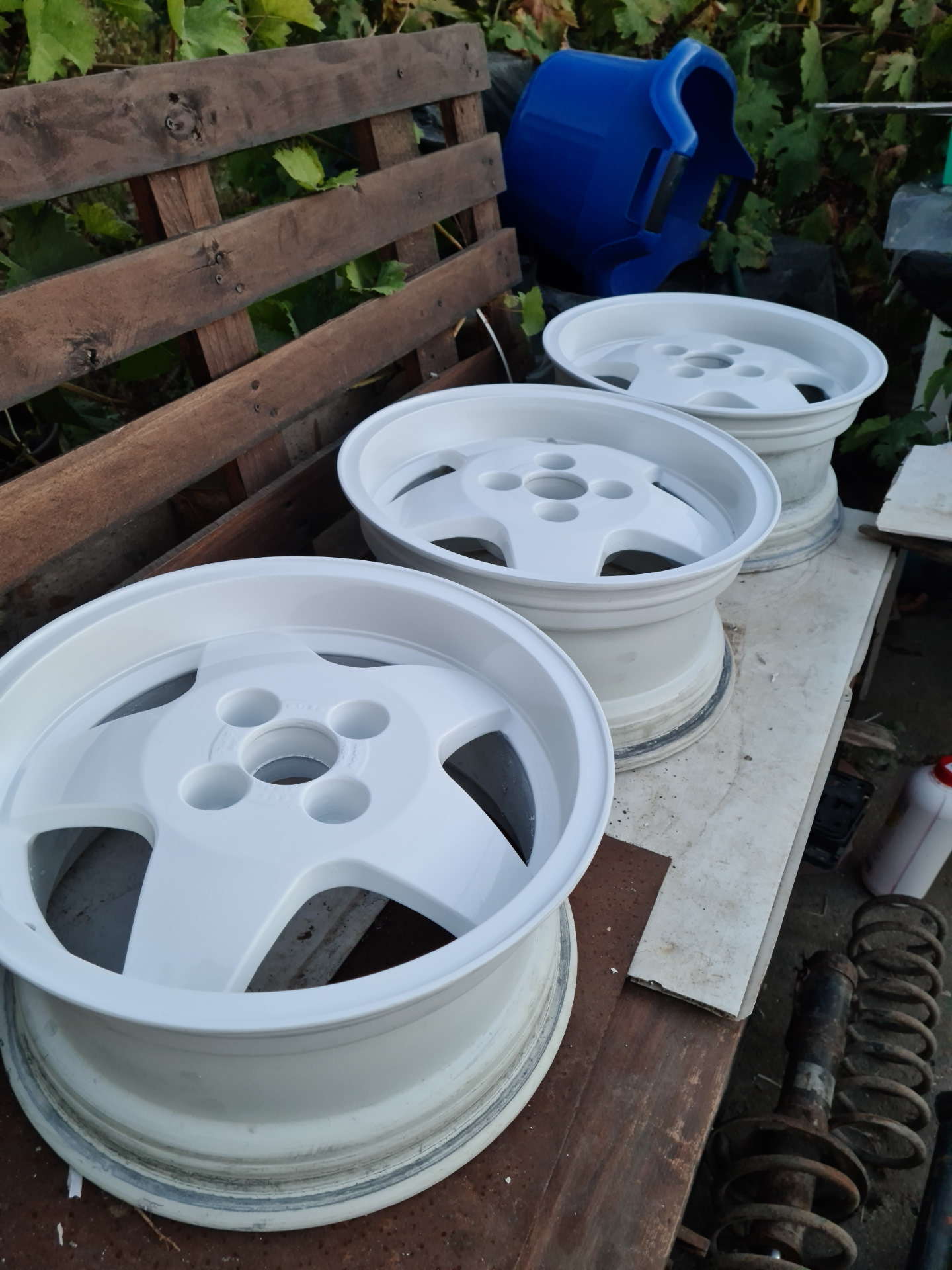 Тапки готовы ) — Nissan Sunny (N14), 1,4 л., 1995 года | колёсные диски ...